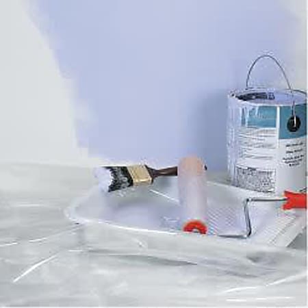 BOX Packaging 2 Mil Poly Sheeting 4 x 200 Clear - Office Depot