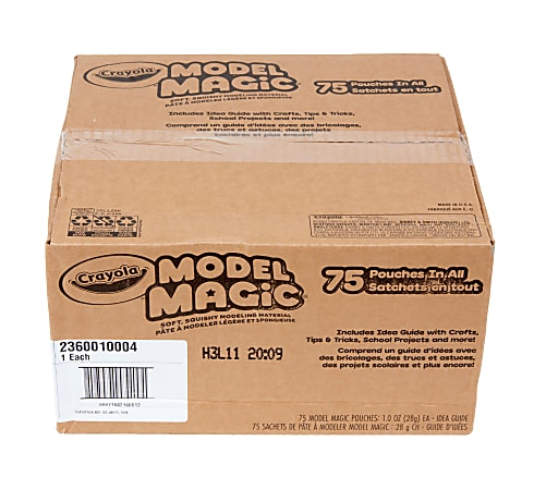 Crayola Model Magic Classpack 1 Oz. Pouch Case Of 75 Pouches White ...