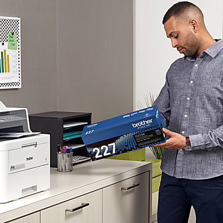 Brother TN 227 Black High Yield Toner Cartridge TN 227BK - Office Depot