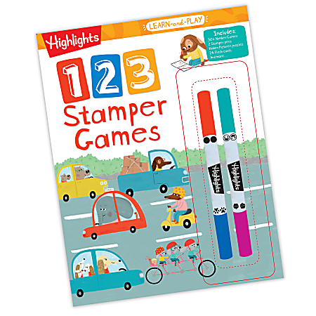 Highlights Learn And Play 123 Stamper Games Pre K K - Office Depot