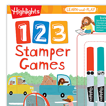 Highlights Learn And Play 123 Stamper Games Pre K K - Office Depot