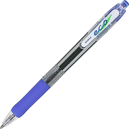 Zebra Pen Eco Jimnie Clip Retractable Ballpoint Pens Pack Of 12 Medium ...