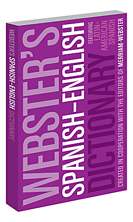 Bendon Websters Spanish English Dictionary - Office Depot