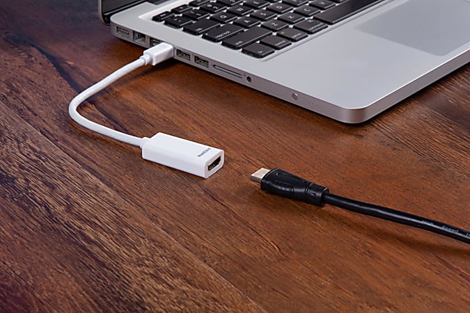 Ativa Mini DisplayPort to HDMI Adapter Male to Female Unidirectional ...
