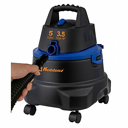 Koblenz 5 Gallon Corded WetDry Vacuum BlackBlue - Office Depot