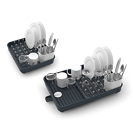 Joseph Joseph Expandable Dish Drainer Rack 6 14 H x 20 34 W x 14 14 D ...