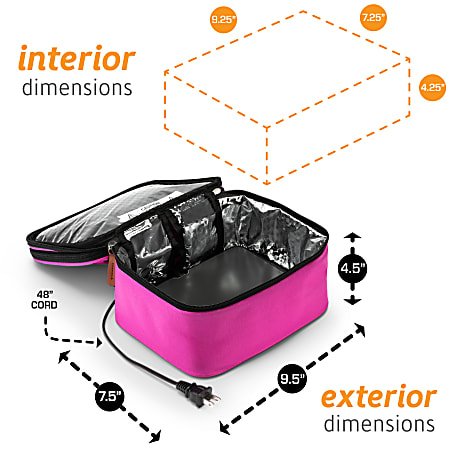 HOTLOGIC Portable Personal Expandable Mini Oven XP 4 12 H x 7 12 W x 9 ...