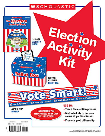 Scholastic Election Activity Kit Grades 1 3 - Office Depot