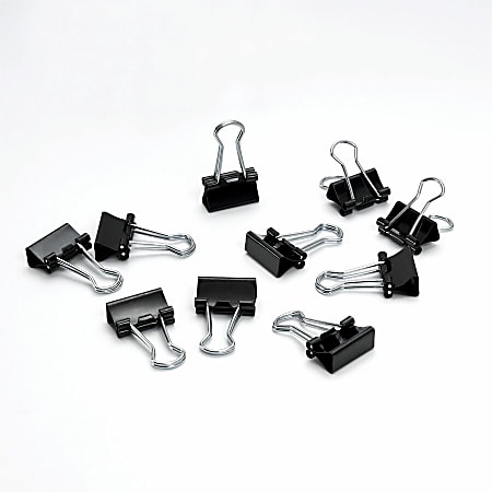 Business Source Fold back Binder Clips Mini 0.6 Width 0.25 Size ...