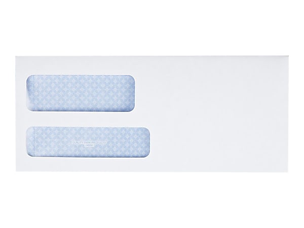 Quality Park 9 Double Window Envelopes Left Windows TopBottom Gummed ...