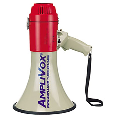 Amplivox MightyMeg Piezo Dynamic Megaphone - Office Depot