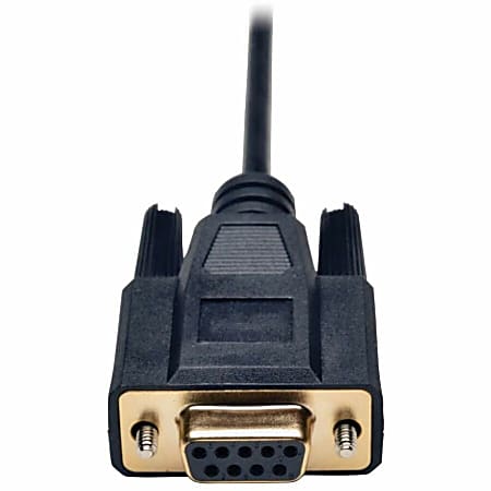 Eaton Tripp Lite Series Null Modem Serial DB9 Serial Cable DB9 to DB25 ...