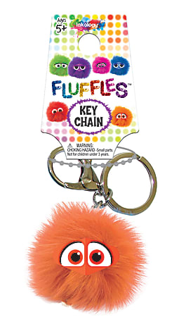 Inkology Key Chains Fluffles Pack Of 16 Key Chains - Office Depot
