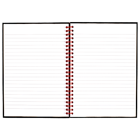 Black n Red NotebookJournal 8 14 x 5 78 BlackRed 70 Sheets - Office Depot