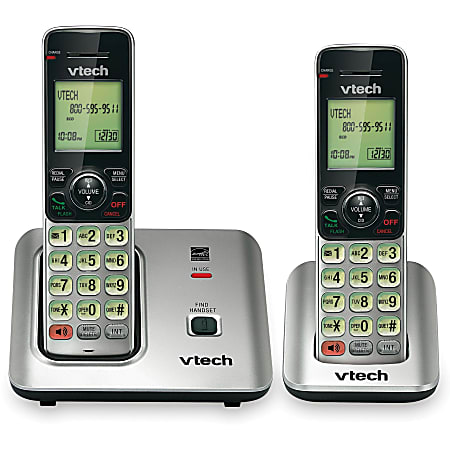 Vtech 2 Handset Cordless CID CS6619 2 - Office Depot