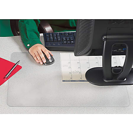 Artistic Eco Clear Desk Pad With Antimicrobial Protection 19 H x 24 W ...