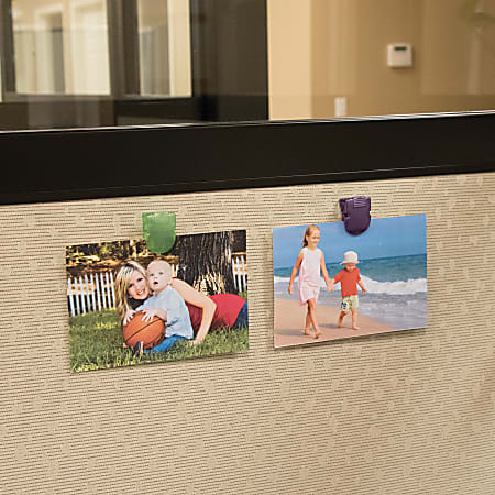 Advantus Panel Wall Clips 20 Metallic Assorted - Office Depot