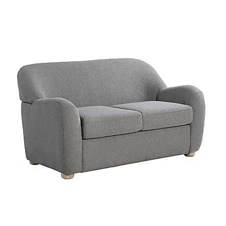 Lifestyle Solutions Gilroy Loveseat 32 34 H x 57 110 W x 33 110 D Gray ...