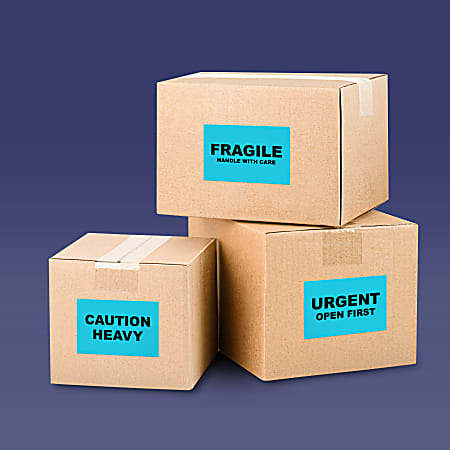 Avery Printable Labels 94229 BBP40 Rectangle 5 12 x 8 12 Matte Bright ...
