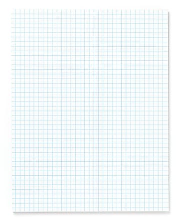 Office Depot Brand Quadrille Pads 4 x 4 SquaresInch 50 Sheets White ...