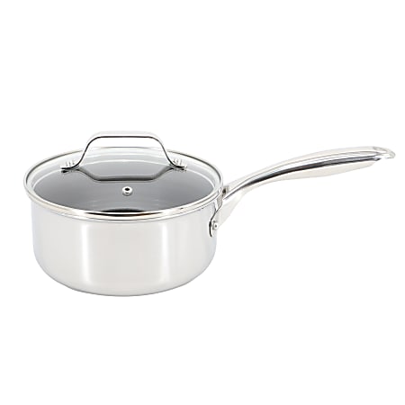Oster Modessa Stainless Steel Nonstick Triply Saucepan And Lid With ...