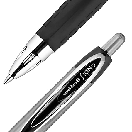 uni ball 207 Retractable Fraud Prevention Gel Pens Bold Point 1.0 mm ...