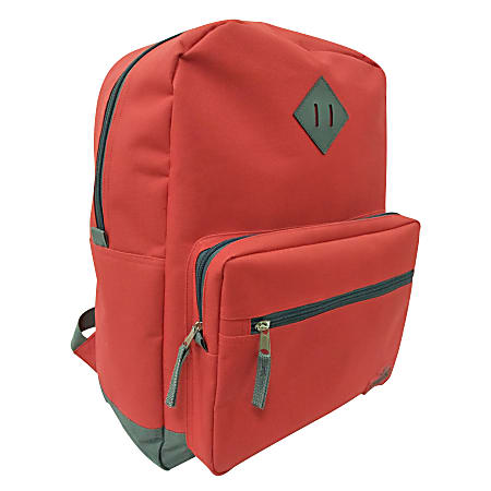 Playground Colortime Backpack Red - Office Depot