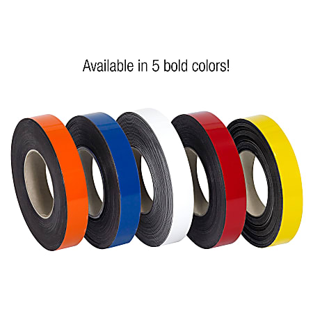 Partners Brand Blue Warehouse Labels LH127 Magnetic Rolls 1 x 50 1 Roll ...