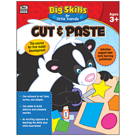 Thinking Kids Big Skills For Little Hands Cut Paste Workbook Grades Pre ...