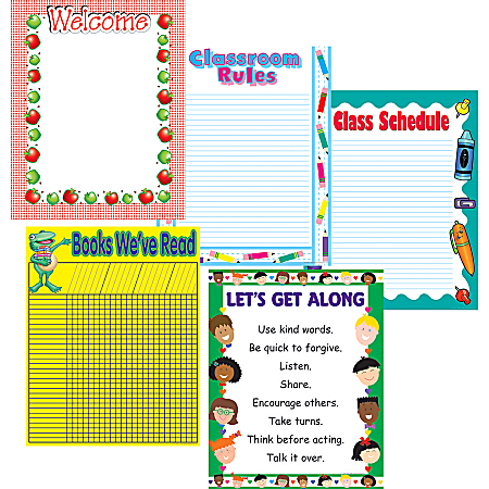 Creative Teaching Press Classroom Essentials Chart Pack - Office Depot
