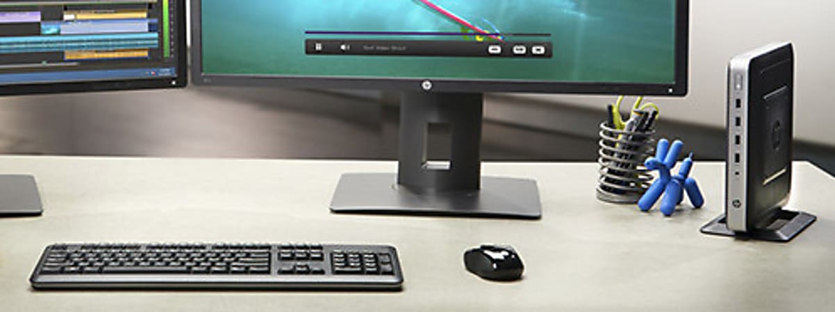 HP t630 Tower Thin Client AMD G Series GX 420GI Quad core 4 Core 2 GHz ...