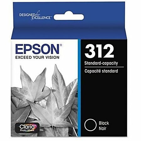 Epson 312 Claria Photo Black Ink Cartridge T312120 S - Office Depot