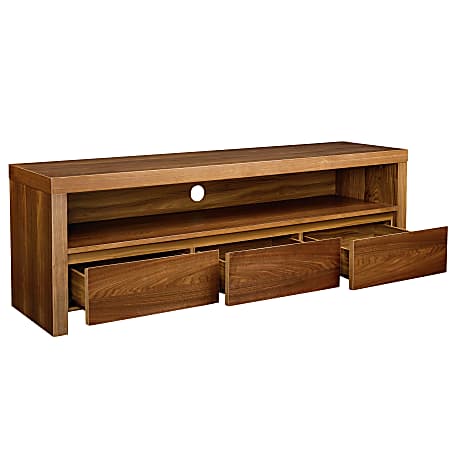 Eurostyle Bryant Media Stand 19 12 H x 59 W x 15 12 D Walnut - Office Depot