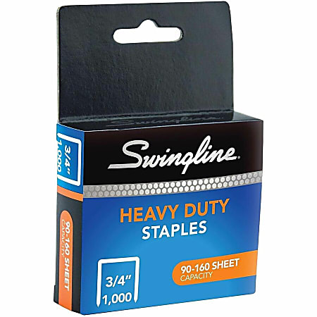 Swingline® Heavy-Duty Staples, 3/4", Box Of 1,000