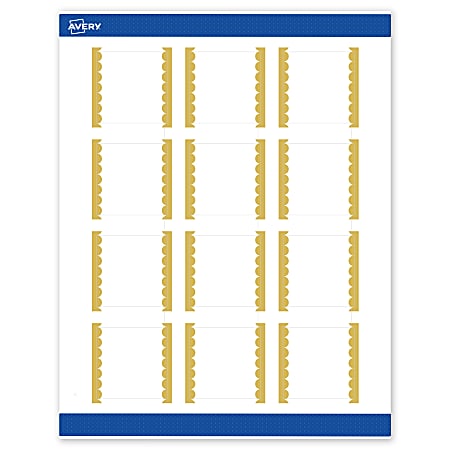 Avery Print To The Edge Labels Sure Feed S00 DK1 PRWMP10 2 x 2 Matte ...