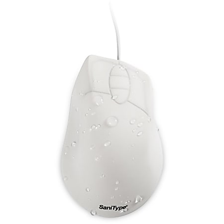 Ergonomic Optical Washable Mouse 3 button Scroll SaniType Professional ...