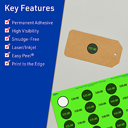 Avery Print To The Edge Labels With Sure Feed Technology 94504 NGP20 ...