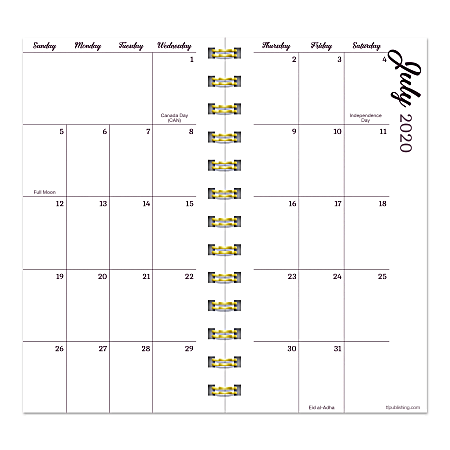TF Publishing Small Academic WeeklyMonthly Planner 3 12 x 6 12 Believe ...