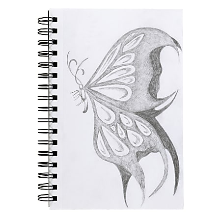 Pacon UCreate Poly Cover Sketch Books 6 x 9 75 Sheets Black Pack Of 3 ...