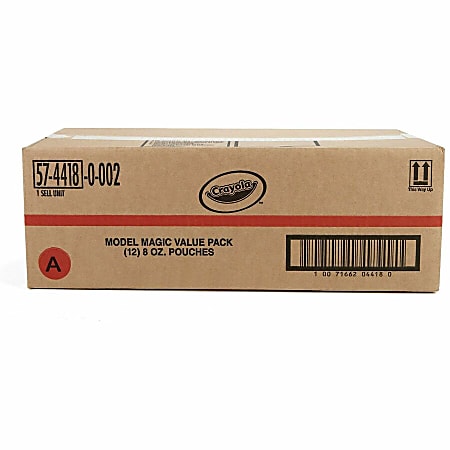 Crayola Model Magic 6 Lb. Value Pack 8 Oz. Bag Pack Of 12 Bags White ...