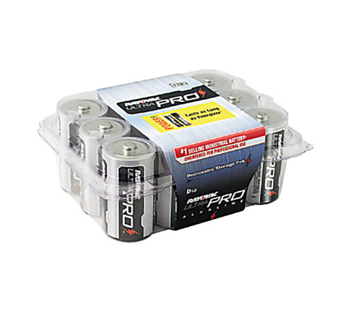 Rayovac Ultra Pro Alkaline D Batteries For Multipurpose D 1.5 V DC ...