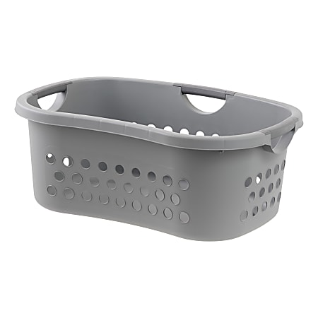 Iris Hamper 53 Qt Gray Pack Of 2 Hampers - Office Depot
