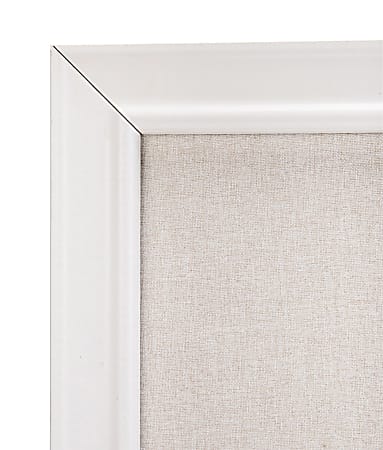 Realspace Linen Bulletin Board 17 x 23 Wooden Frame With White Finish ...