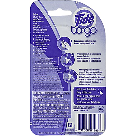 Tide To Go Mini Stain Remover Pens Unscented 60 ML Orange - Office Depot