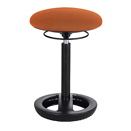 Safco Twixt Active Seating Chair Desk Height Orange Office Depot