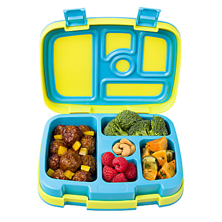 Bentgo Kids Brights Lunch Box 2 H x 6 12 W x 8 12 D Citrus - Office Depot