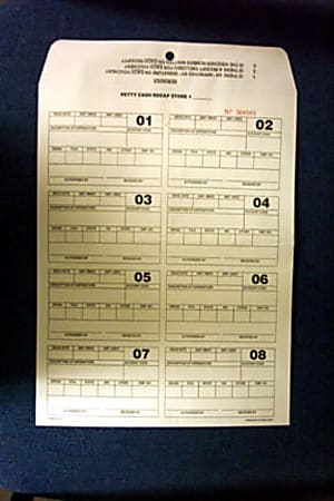 00000219 ENVELOPE PETTY CASH PK100 - Office Depot