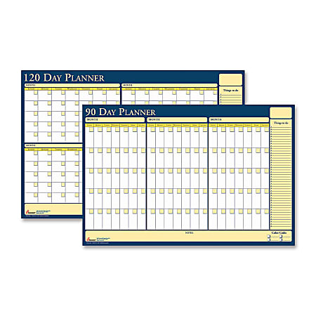 SKILCRAFT Monthly 2 Sided ErasableReversible Wall Planner 36 x 24 ...