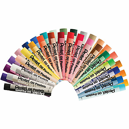 Pentel Oil Pastel Set Assorted Set Of 36 - Office Depot