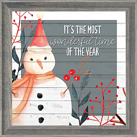 Timeless Frames Holiday Art 12 x 12 Most Wonderful Time - ODP Business ...